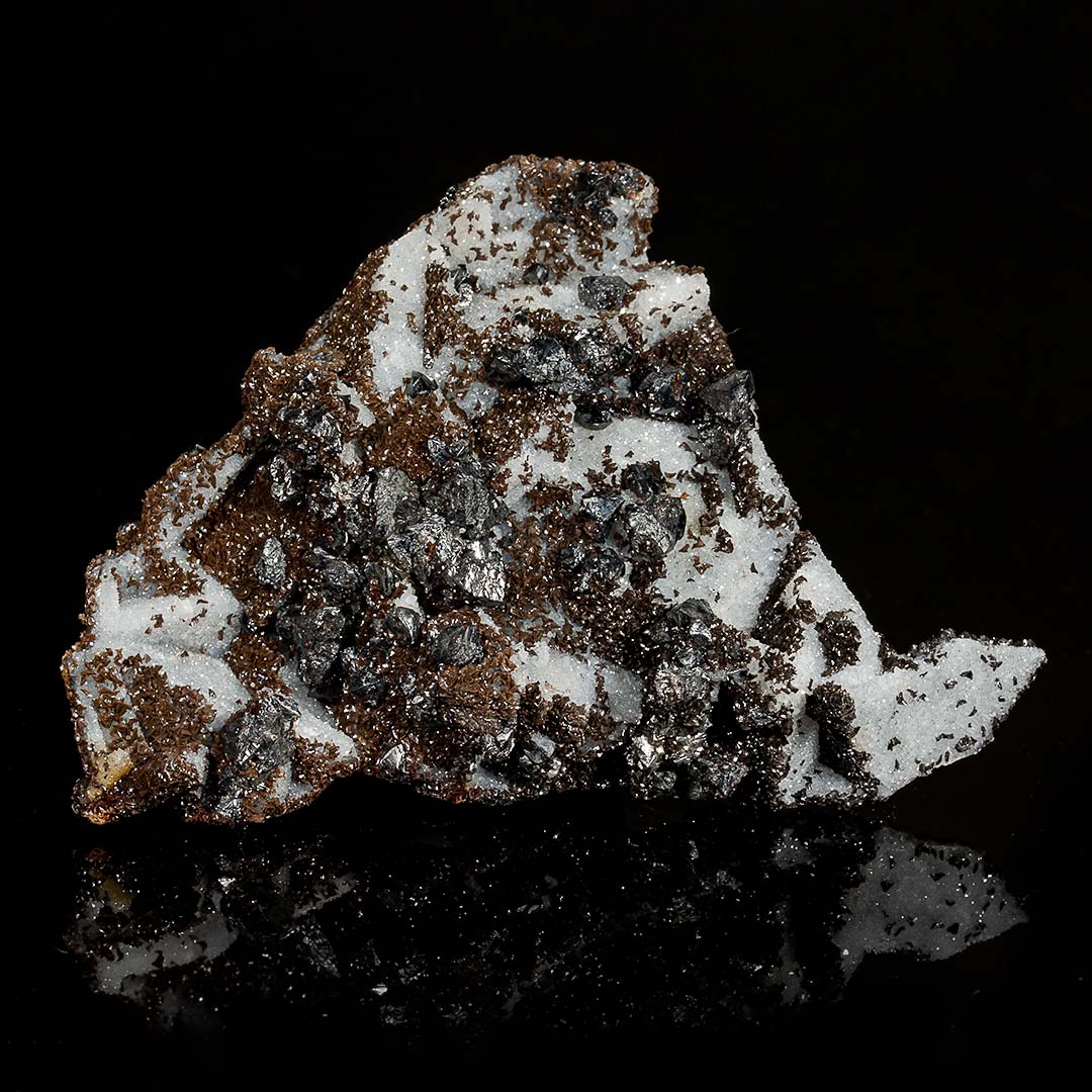 SPHALERITE ON QUARTZ EPIMORPH AFTER FLUORITE – Rocks Galore Ltd