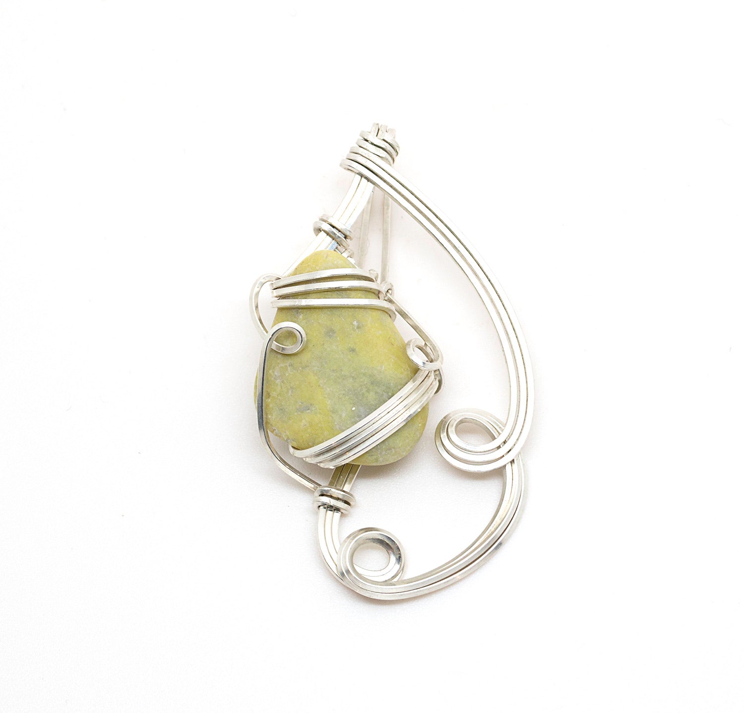 Connemara Marble Wrap Pendant – Rocks Galore Ltd